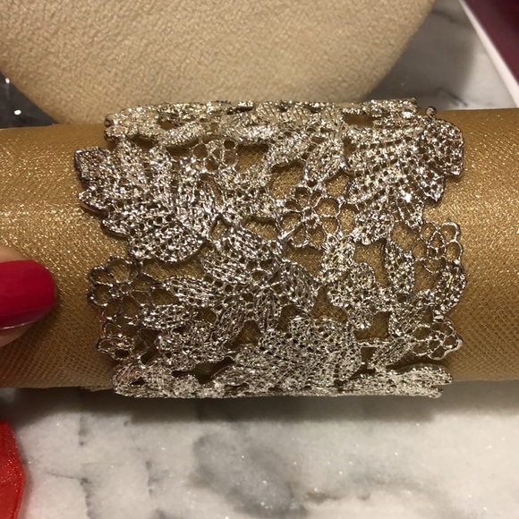 Jewelry | Decorative Silver Wide Cuff | Poshmark